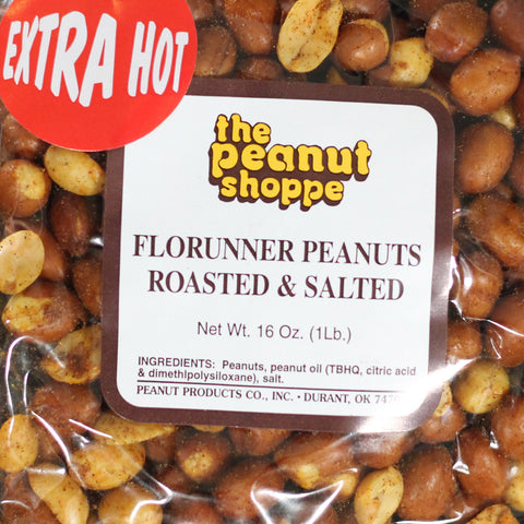 Extra Hot Roasted & Salted Florunner Peanuts – The Peanut Shoppe